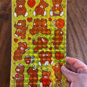 Morgan & Co. | Other | Teddy Bears And Hearts Vintage 8s Stickers Sheet ...